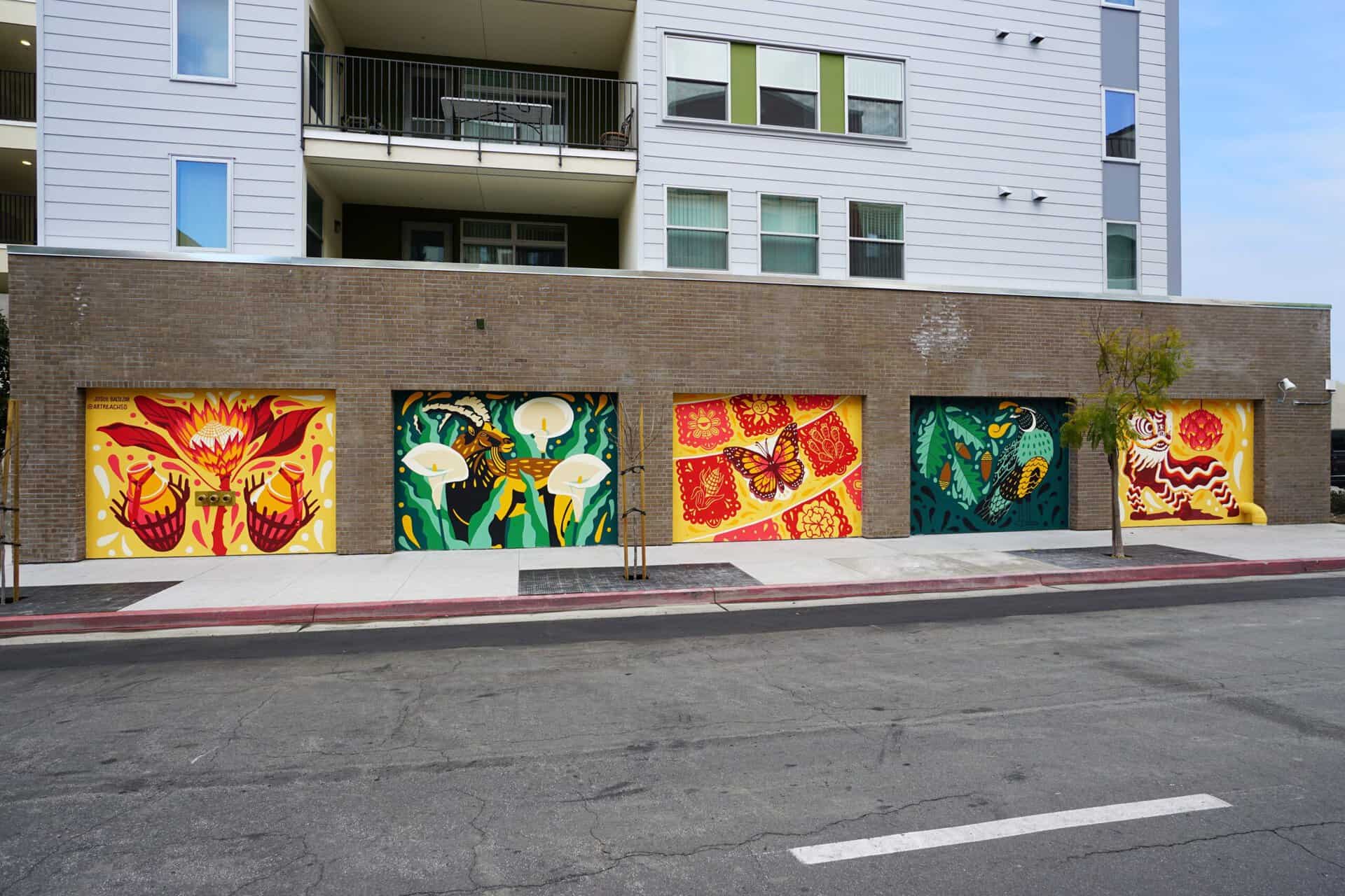 Mural @ City Heights Plaza del Sol - San Diego Architectural Foundation