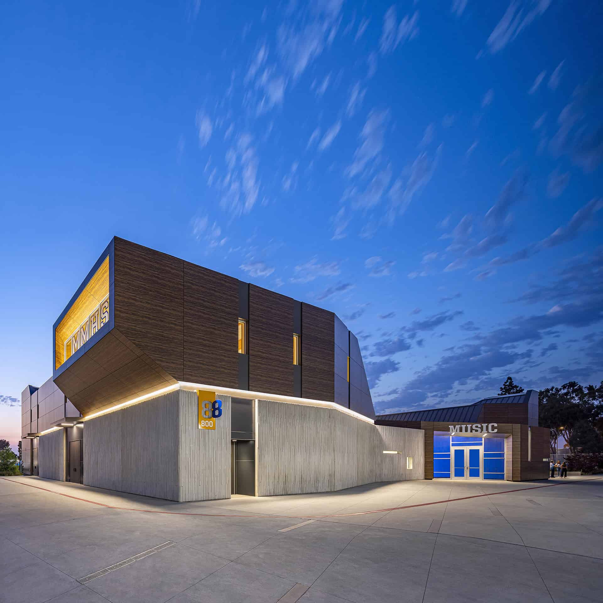 Music Building - Mira Mesa High School - San Diego Architectural Foundation